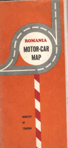 Libri Antikvár Könyv: Romania Motor-car Map ( Románia motor-autós ...